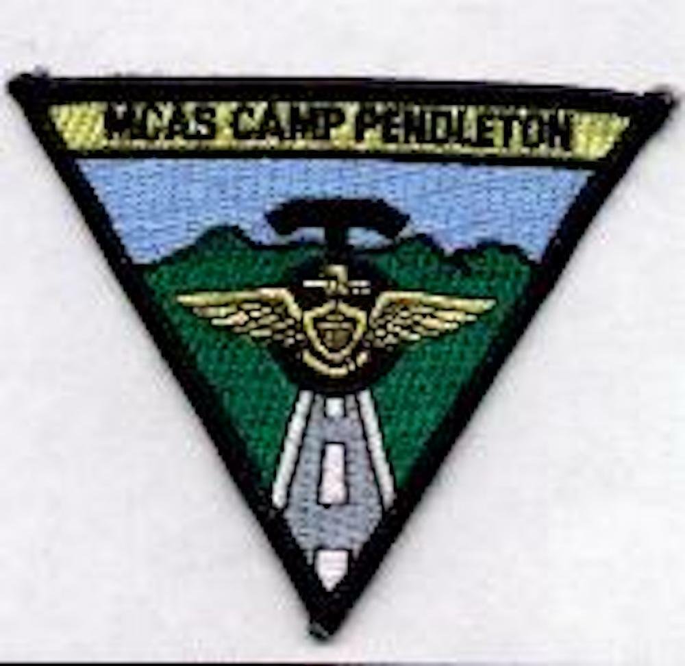 MARINE CORPS MCAS CAMP PENDLETON BASE AIR STATION TRI EMBROIDERED JACKET PATCH