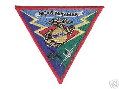 MCAS USMC MARINE CORPS MIRAMAR AIR STATION 4.5" EMBROIDERED PATCH