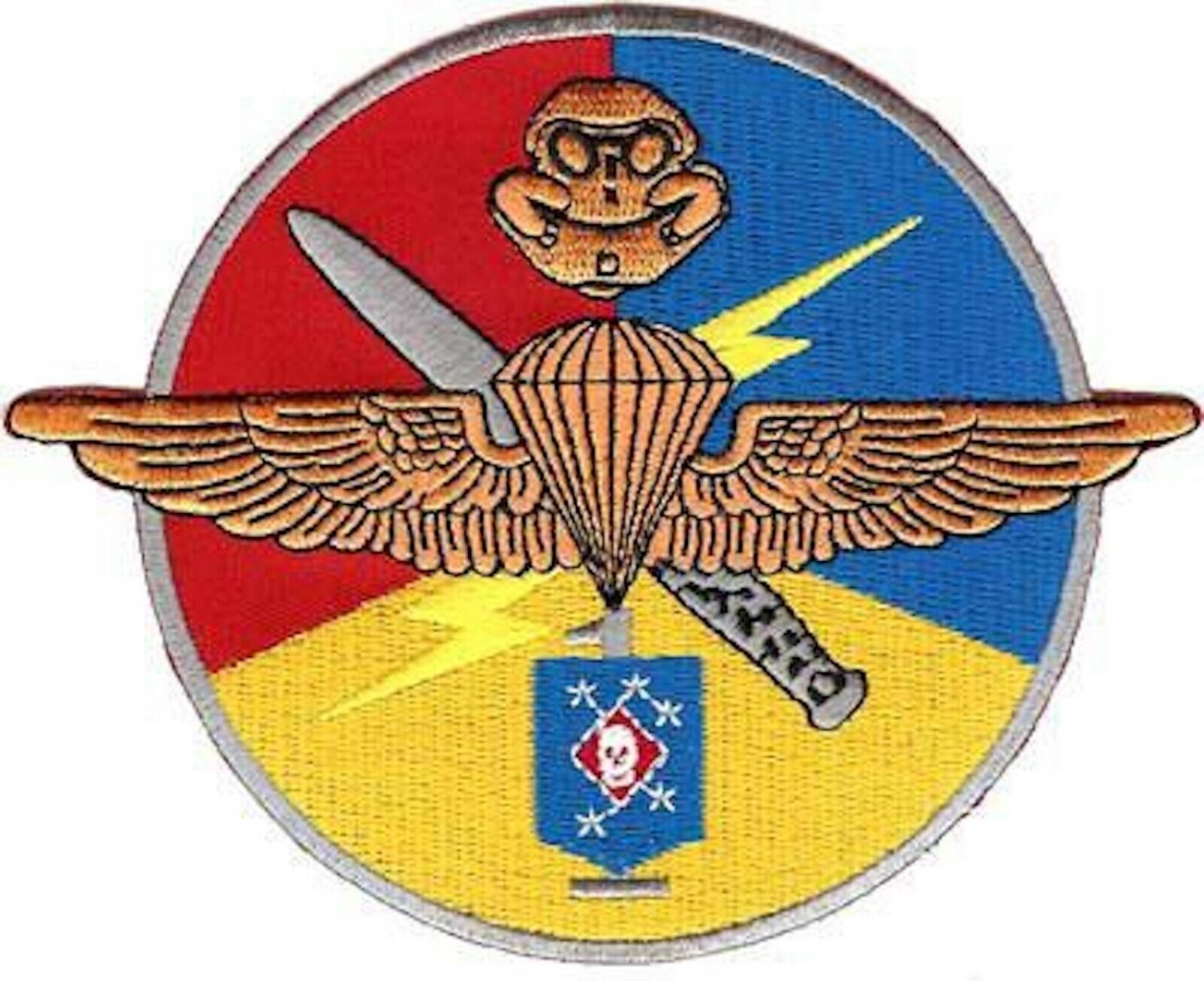 4.5" MARINE CORPS SPECIAL OPERATIONS SPEC OPS FLEET FORCE EMBROIDERED PATCH