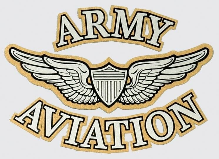 5" ARMY AVIATION MILITARY CAR WINDOW STICKER DECAL