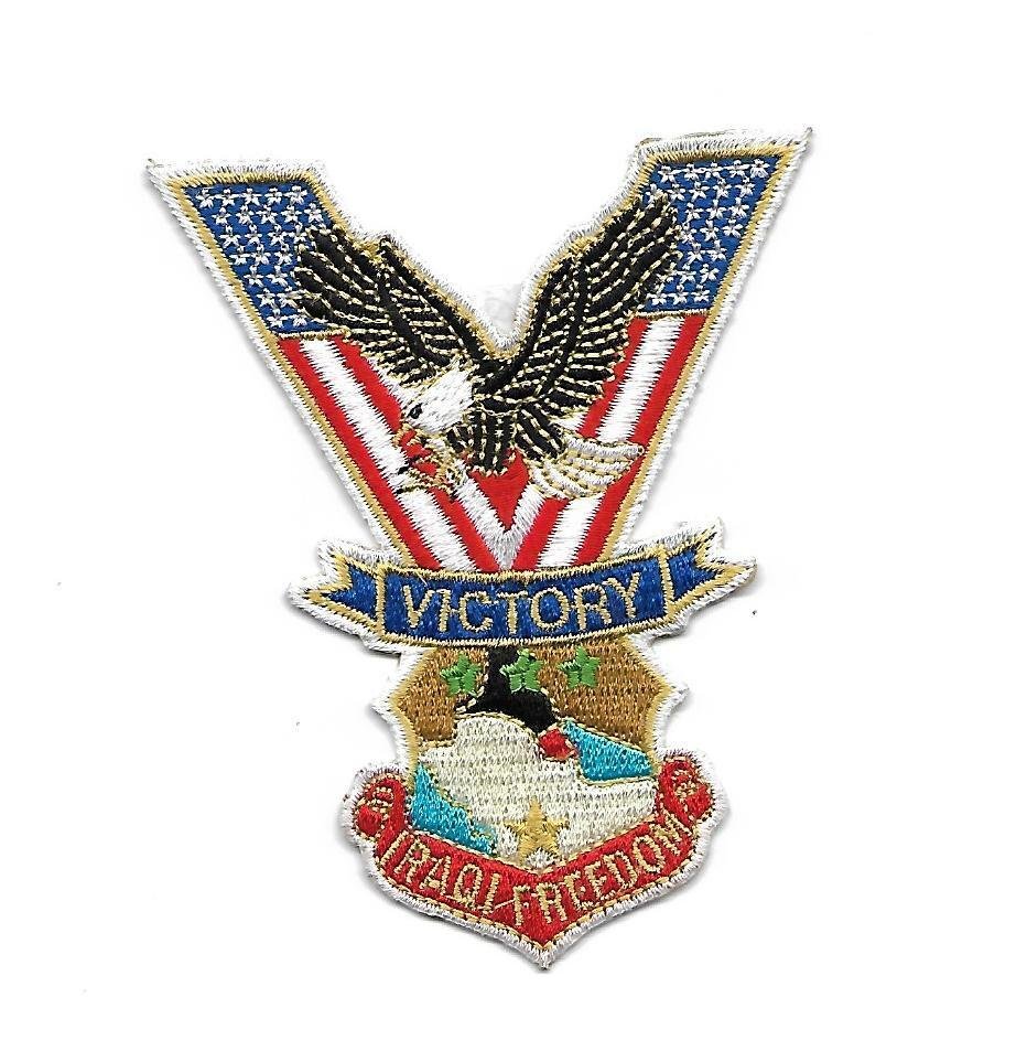 OPERATION IRAQI FREEDOM WAR VICTORY MAP EAGLE FLAG OIF EMBROIDERED PATCH