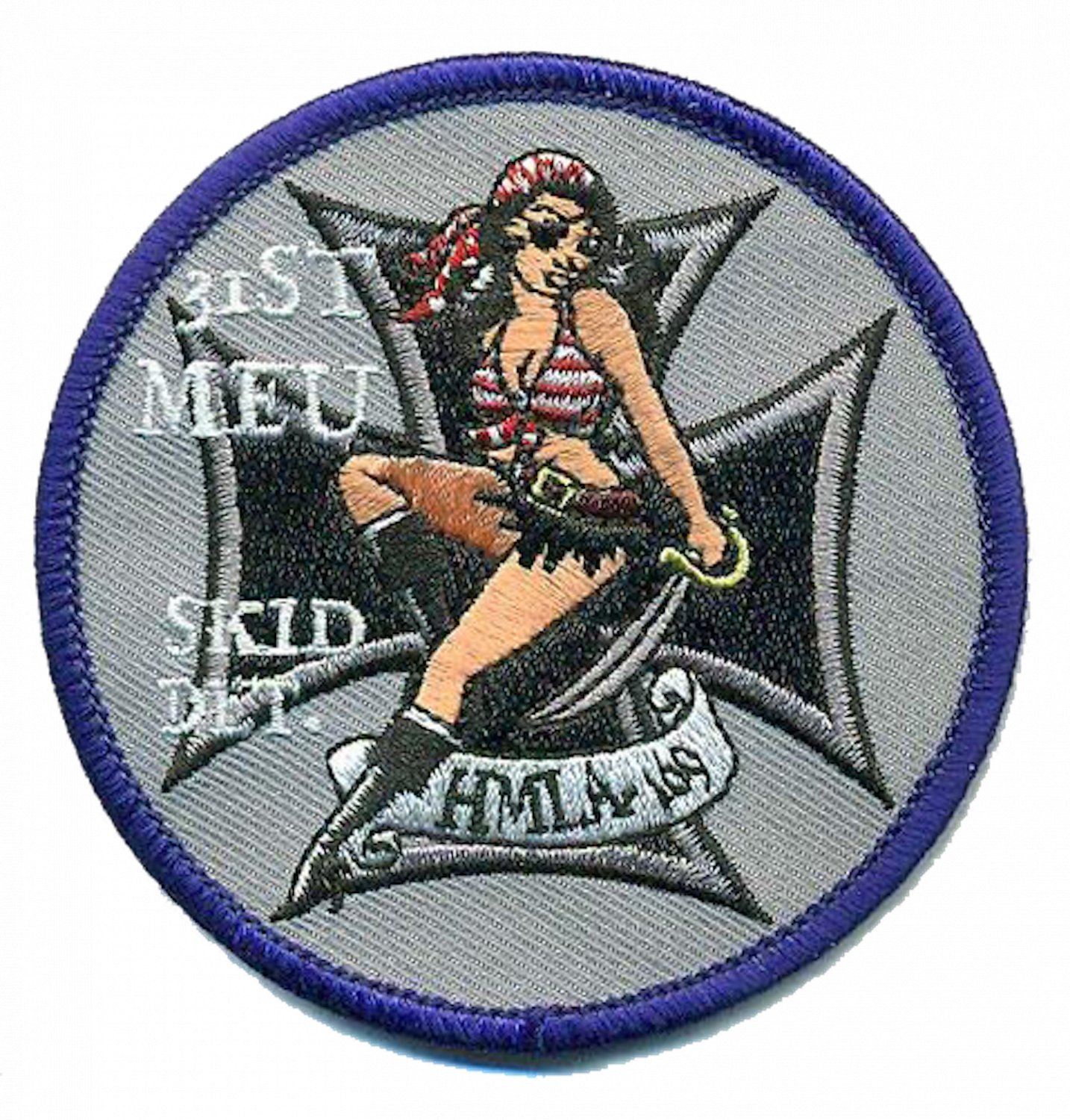 MARINE CORPS 31ST MEU SKID DET HMLA-169 SQUAD HOOK LOOP EMBROIDERED ...