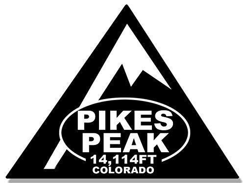 4" pikes peak colorado decal sticker made in the usa