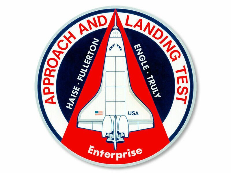 4" NASA ENTERPRISE APPROACH AND LANDING TEST SPACE SHUTTLE STICKER DECAL