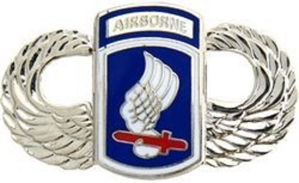 ARMY 173RD AIRBORNE MILITARY CREST BADGE PIN