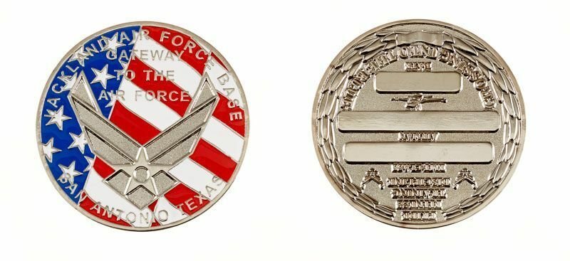 LACKLAND AIR FORCE BASE GRADUATION CHALLENGE COIN