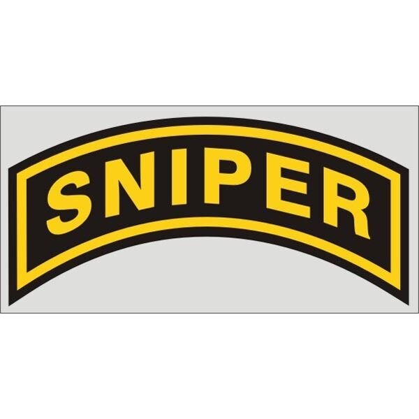 ARMY SNIPER MILITARY BIG 7" DECAL STICKER FREE USA SHIPPING