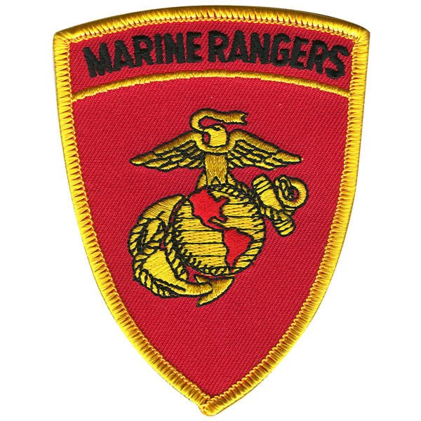 MARINE CORPS RANGERS EMBROIDERED MILITARY PATCH