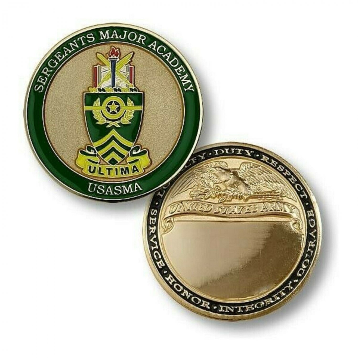 ARMY SERGEANT MAJOR ACADEMY 1.75" CHALLENGE COIN