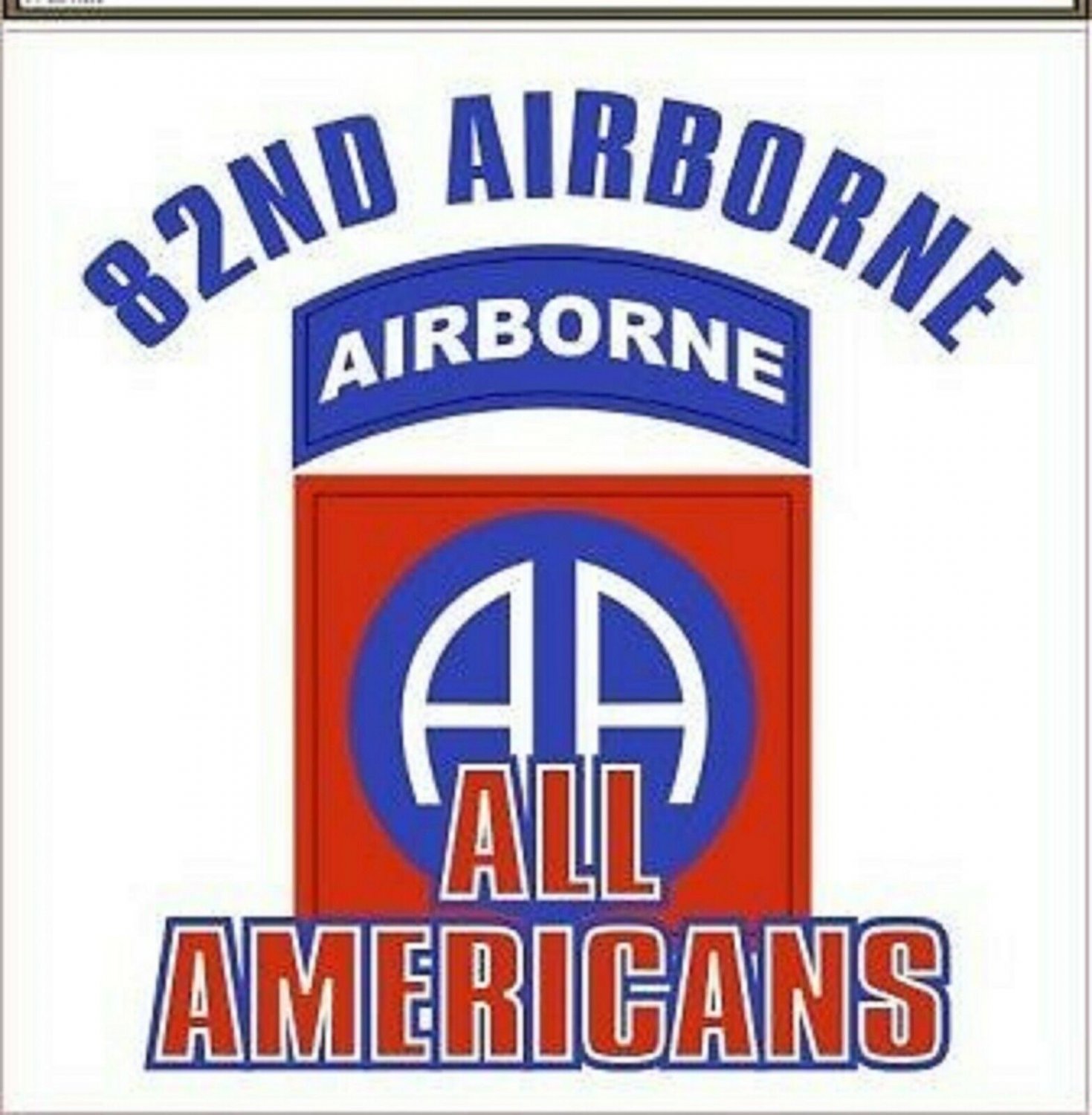 5" ARMY 82ND AIRBORNE ALL AMERICANS MILITARY DECAL STICKER
