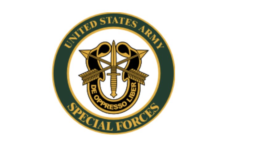 4" army special forces bumper sticker decal usa made