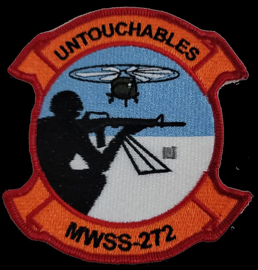 4" MARINE CORPS MWSS-272 UNTOUCHABLES AIR WING MILITARY EMBROIDERED PATCH