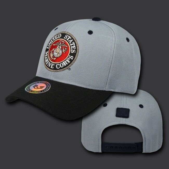 MARINE CORPS LOGO USMC WORKOUT EMBROIDERED MILITARY HAT CAP