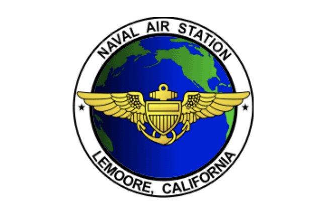 4" us navy nas naval air station lemoore ca bumper sticker decal usa made