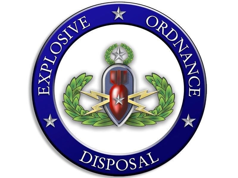 ARMY EOD EXPLOSIVE ORDNANCE DISPOSAL BOMB 4" BUMPER STICKER DECAL MADE ...
