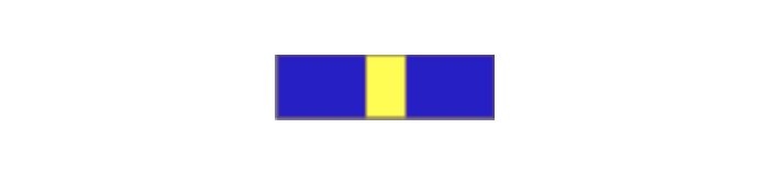 4" us military florida meritorious service ribbon bumper sticker decal ...