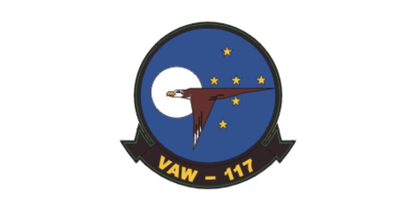 4" us navy vaw-117 carrier airborne command bumper sticker decal usa made
