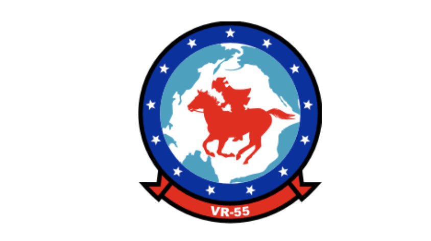 4" us navy vr-55 fleet logistics support squadron bumper sticker decal ...