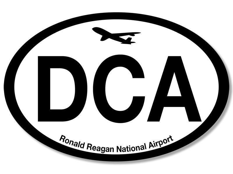 5" dca ronald reagan international airport arlington virginia car decal ...