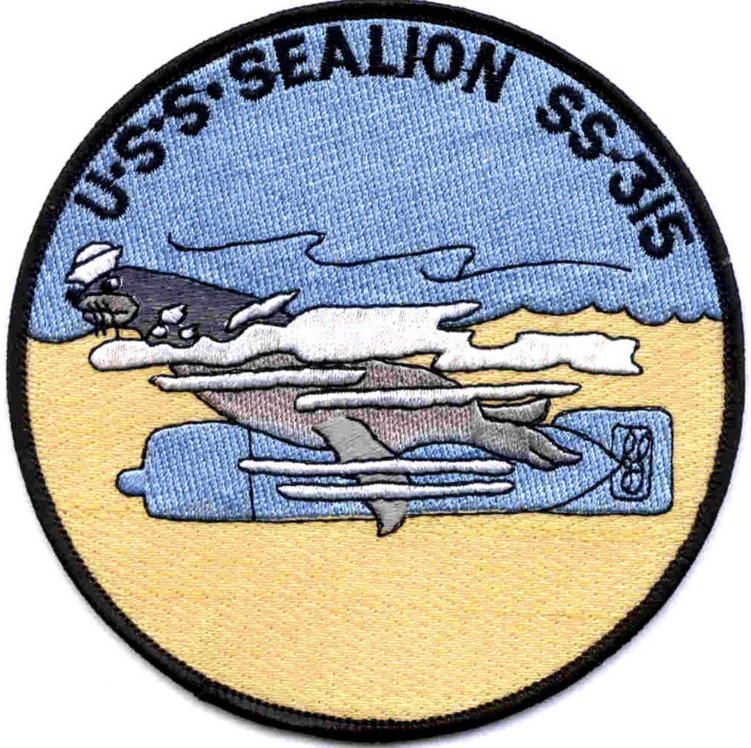 5" NAVY USS SEALION SS-315 EMBROIDERED PATCH