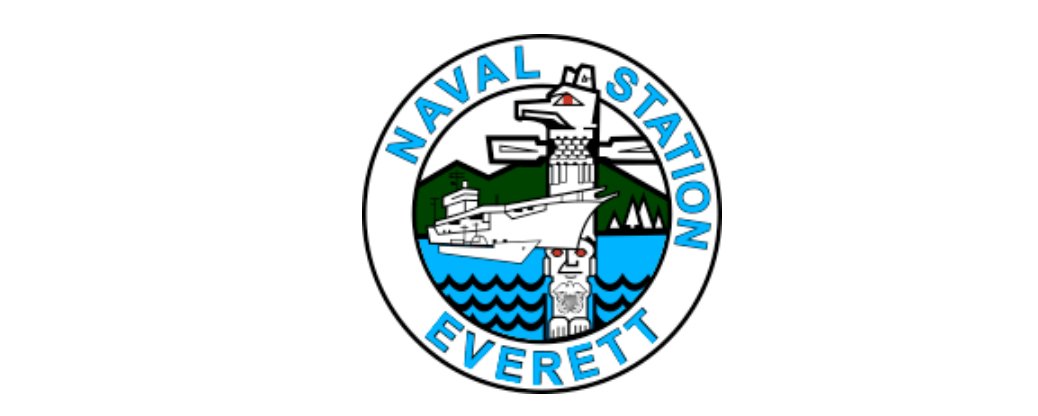 4" us navy naval station everett bumper sticker decal usa made