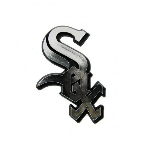 CHICAGO WHITE SOX MLB BASEBALL CHROME AUTO CAR STICKER DECAL EMBLEM ...