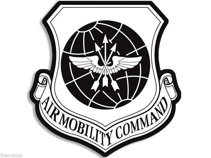 AIR MOBILITY COMMAND AIR FORCE TOOLBOX CAR BUMPER 4" STICKER DECAL MADE ...