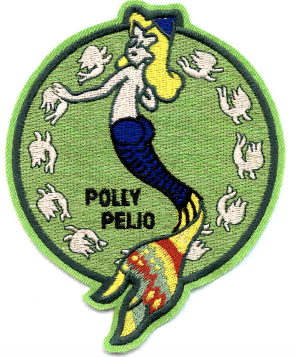 5" NAVY USS PELIAS AS-14 EMBROIDERED PATCH