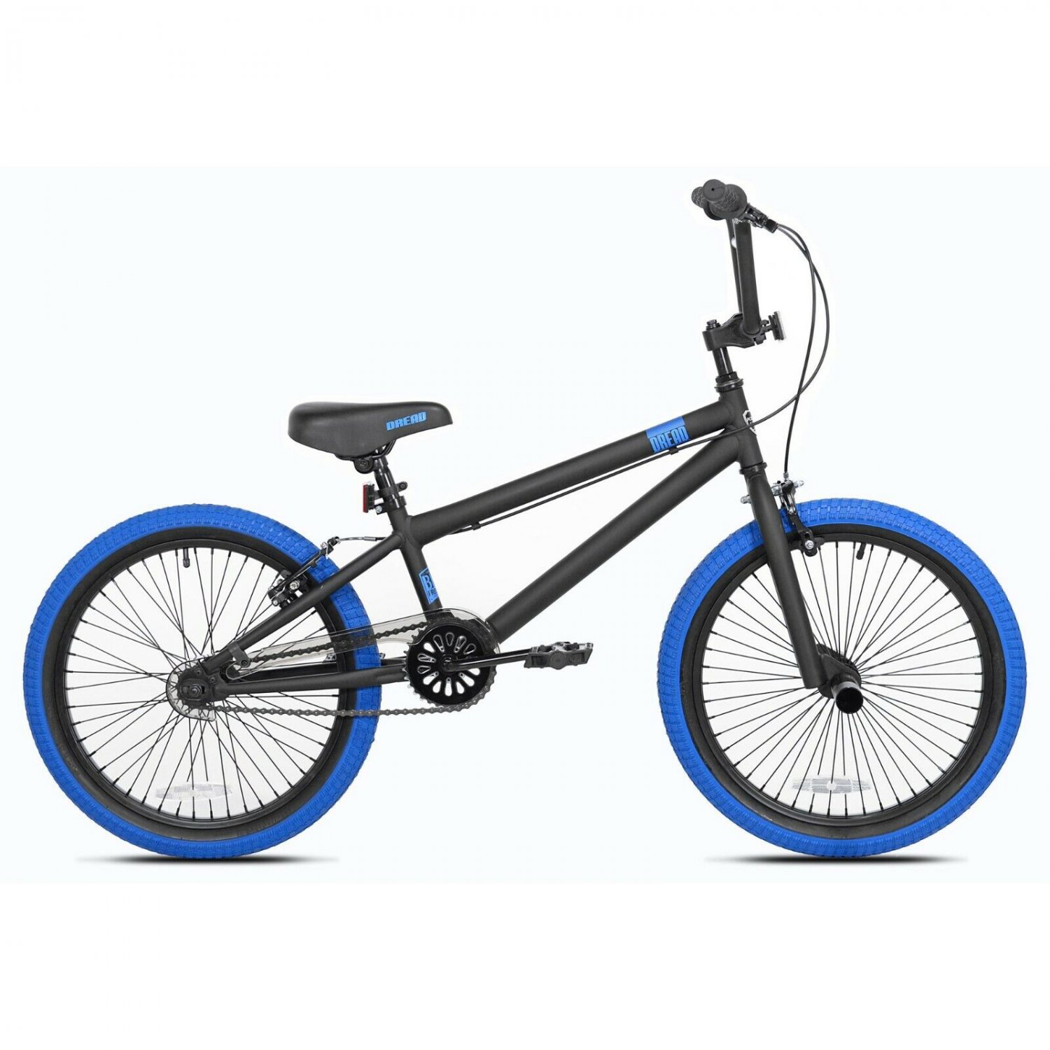 20" Dread BMX Bike Sturdy Frame w/ Front Pegs, Ages 8-12, Height 4'2 ...