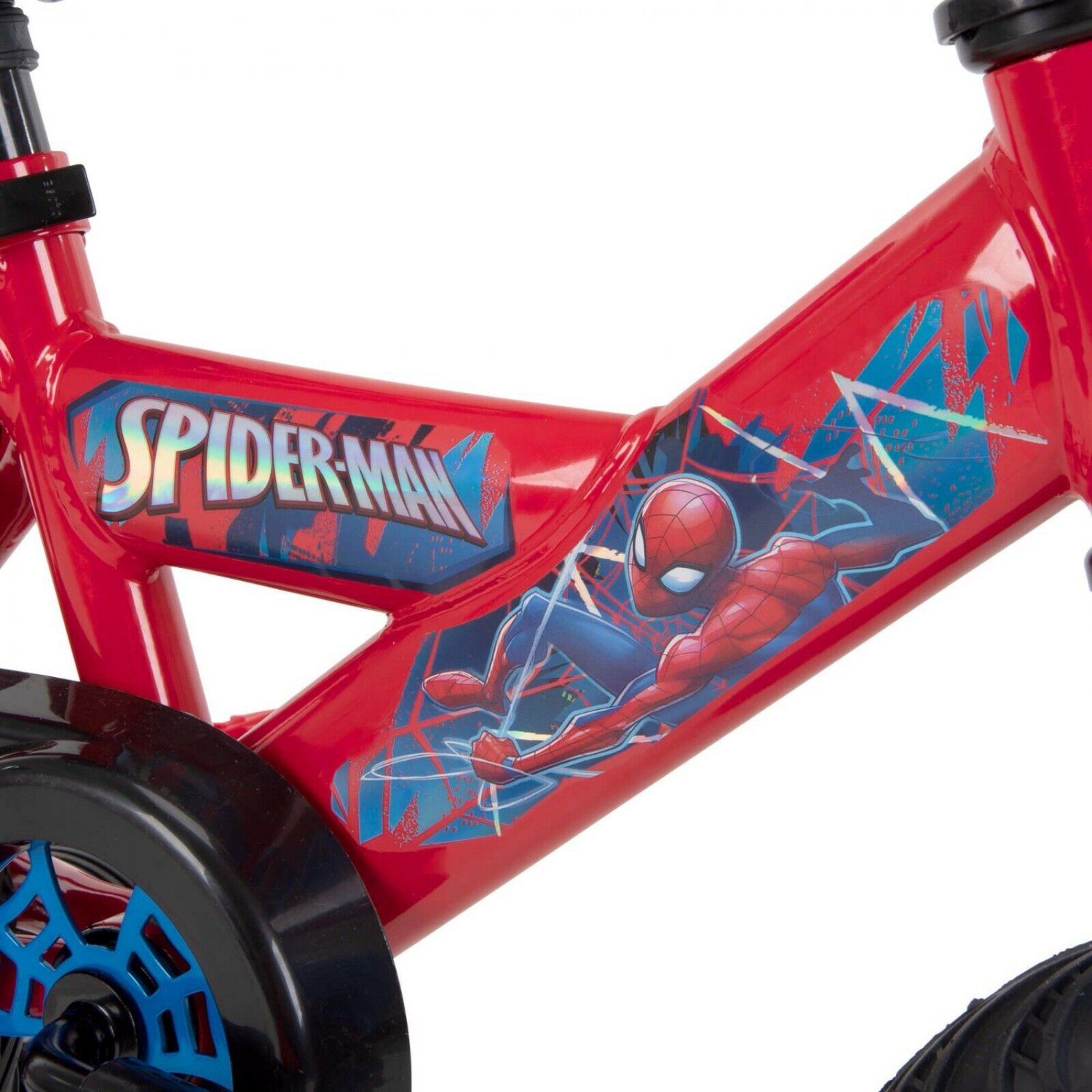12" Marvel Spider-Man Bike w/ Cool Graphics & Training Wheels, Ages 3-5