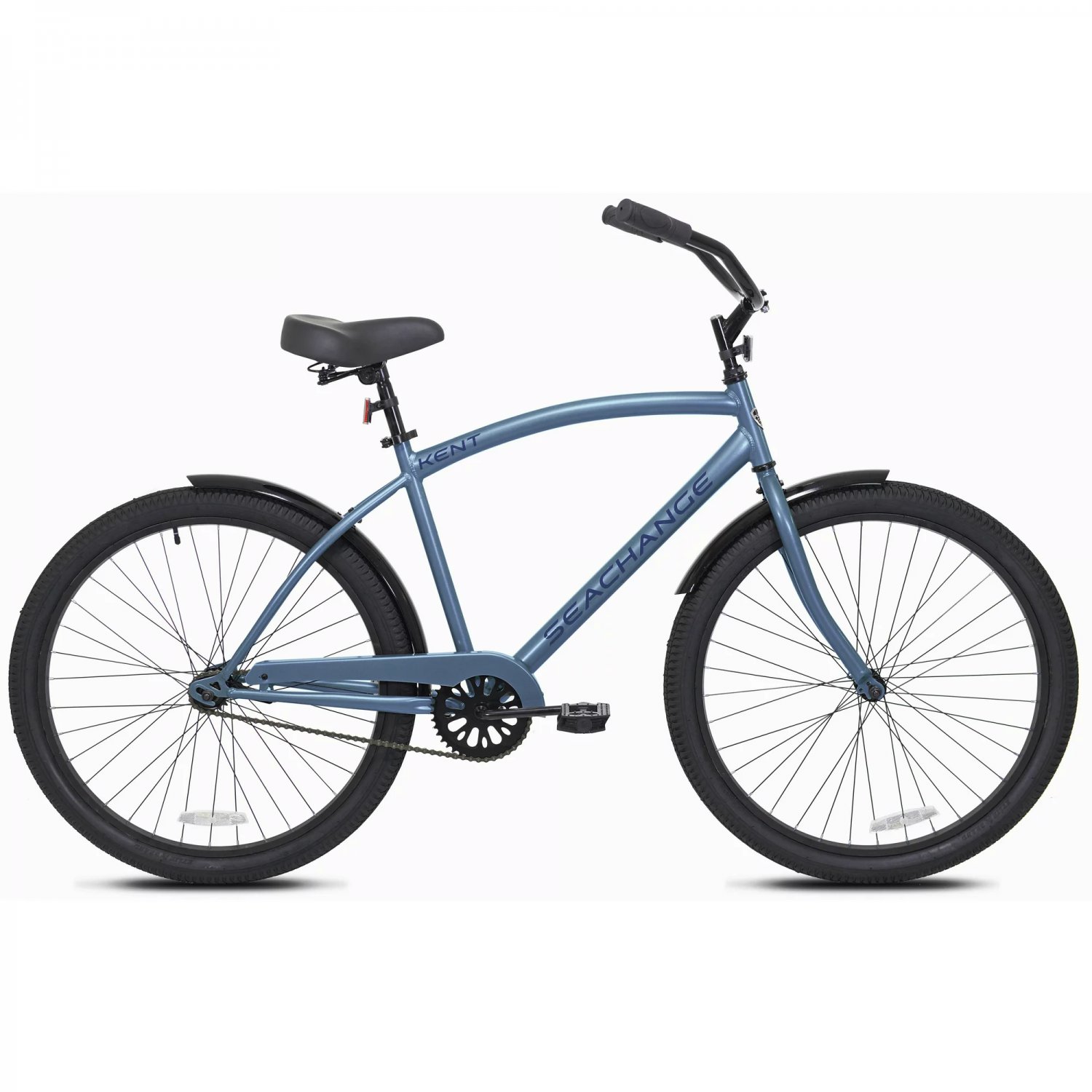 Men's 27.5" Seachange Classic Beach Cruiser Bike Steel Frame Comfort ...
