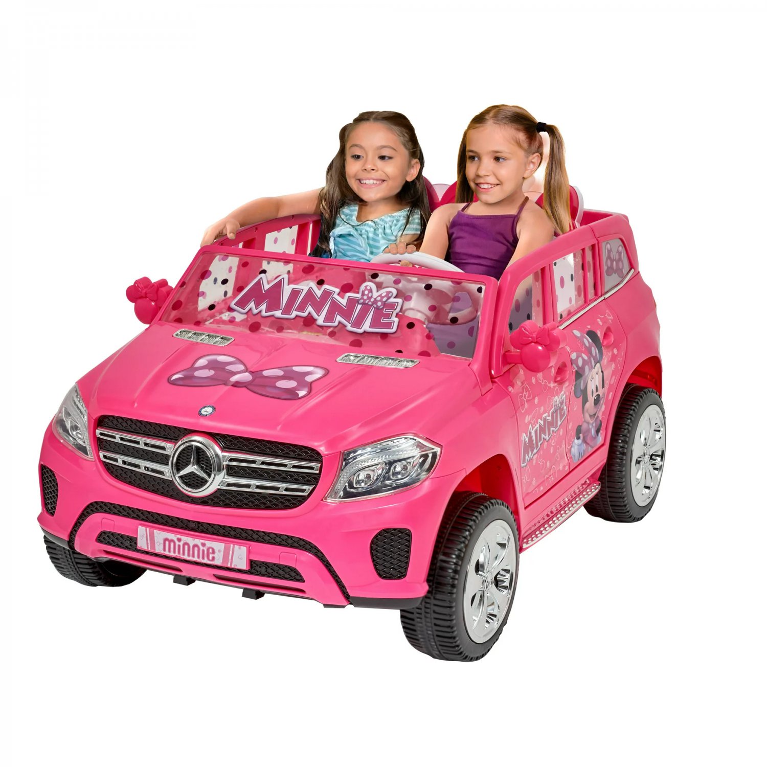 Minnie Mouse Mercedes GLS 12V Battery-Powered Ride-On Car, Ages 3+