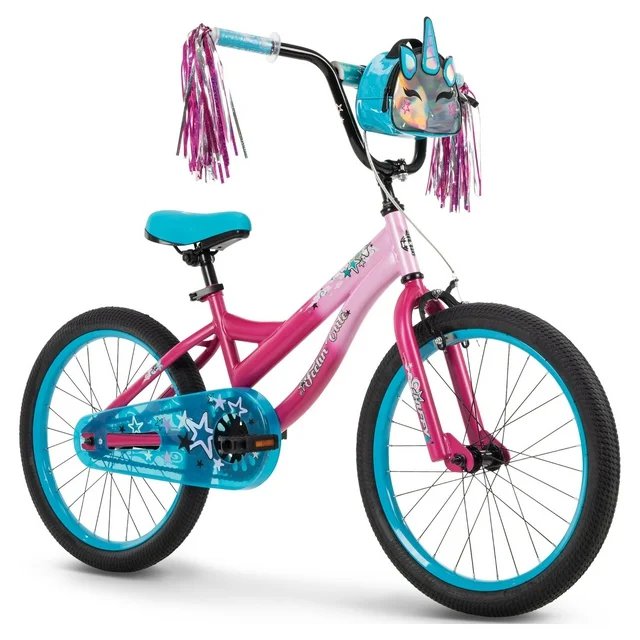20" Feelin’ Cute Bike w/ Front Pouch and Streamers, Age 6-10, Pink