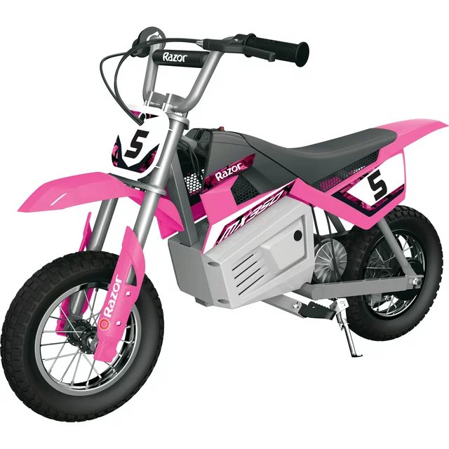 Kid's Razor Dirt Rocket MX350 Electric-Powered Dirt Bike, Ages 13+, Pink