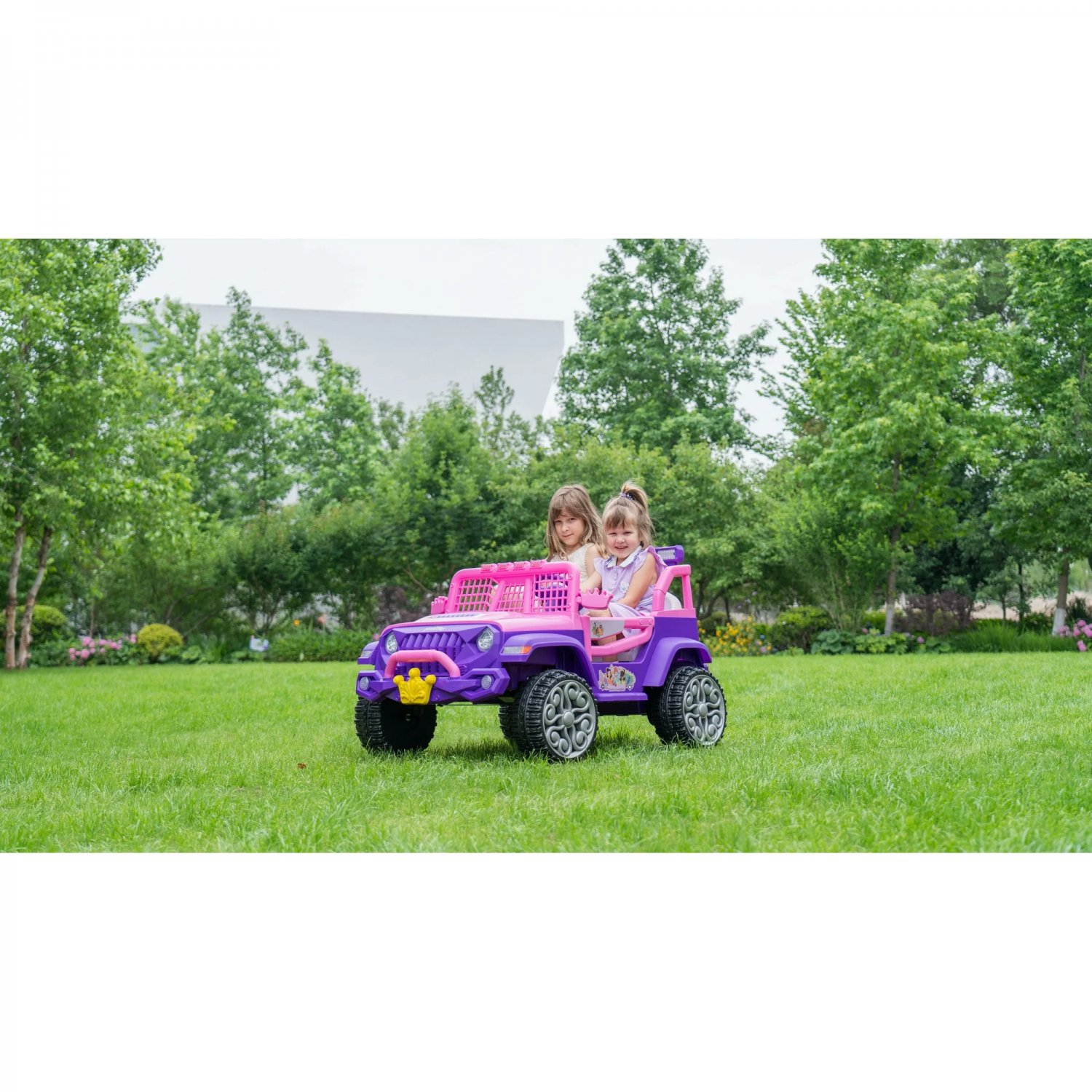 Disney Princess Voyager 12V Battery-Powered Ride-On SUV with Remote ...