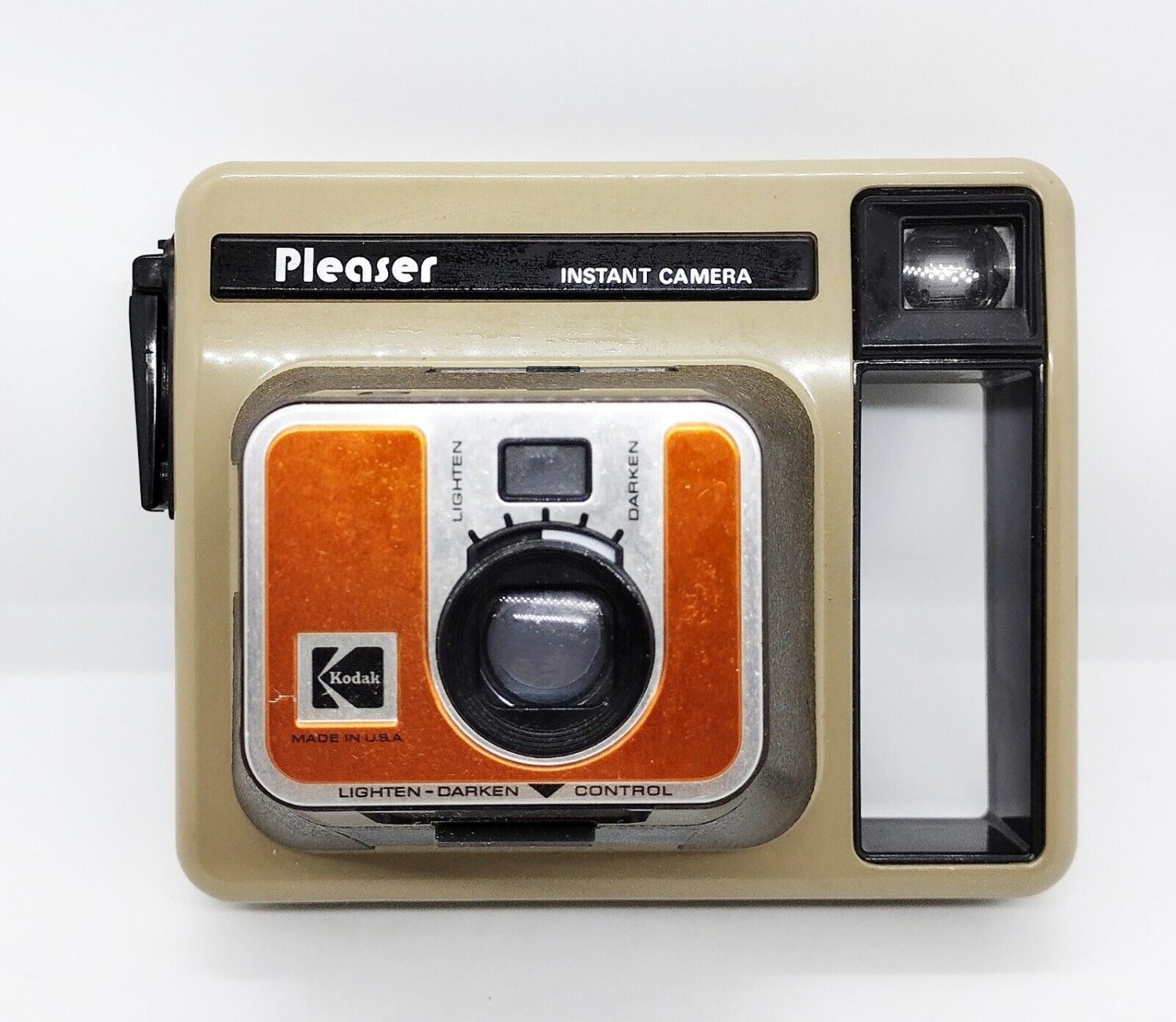 Vintage Kodak 70s Pleaser Instant Camera Film Installed Untested