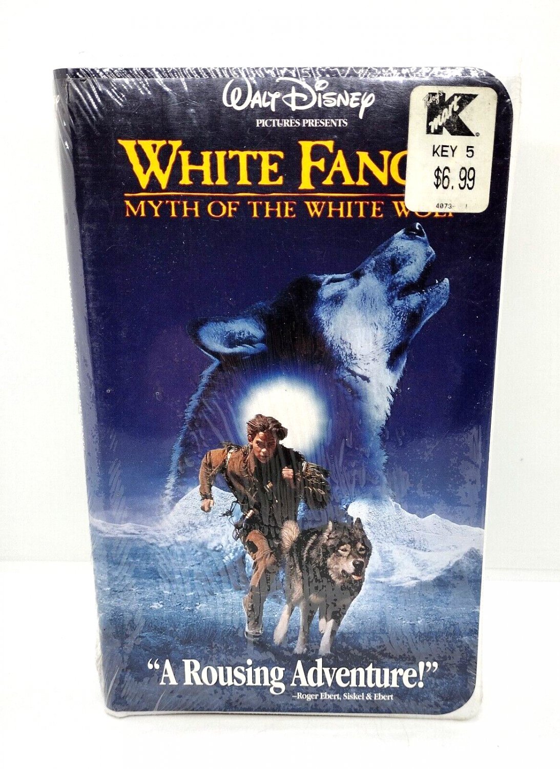 Walt Disney's White Fang : Myth Of The White Wolf" Clamshell VHS Tape