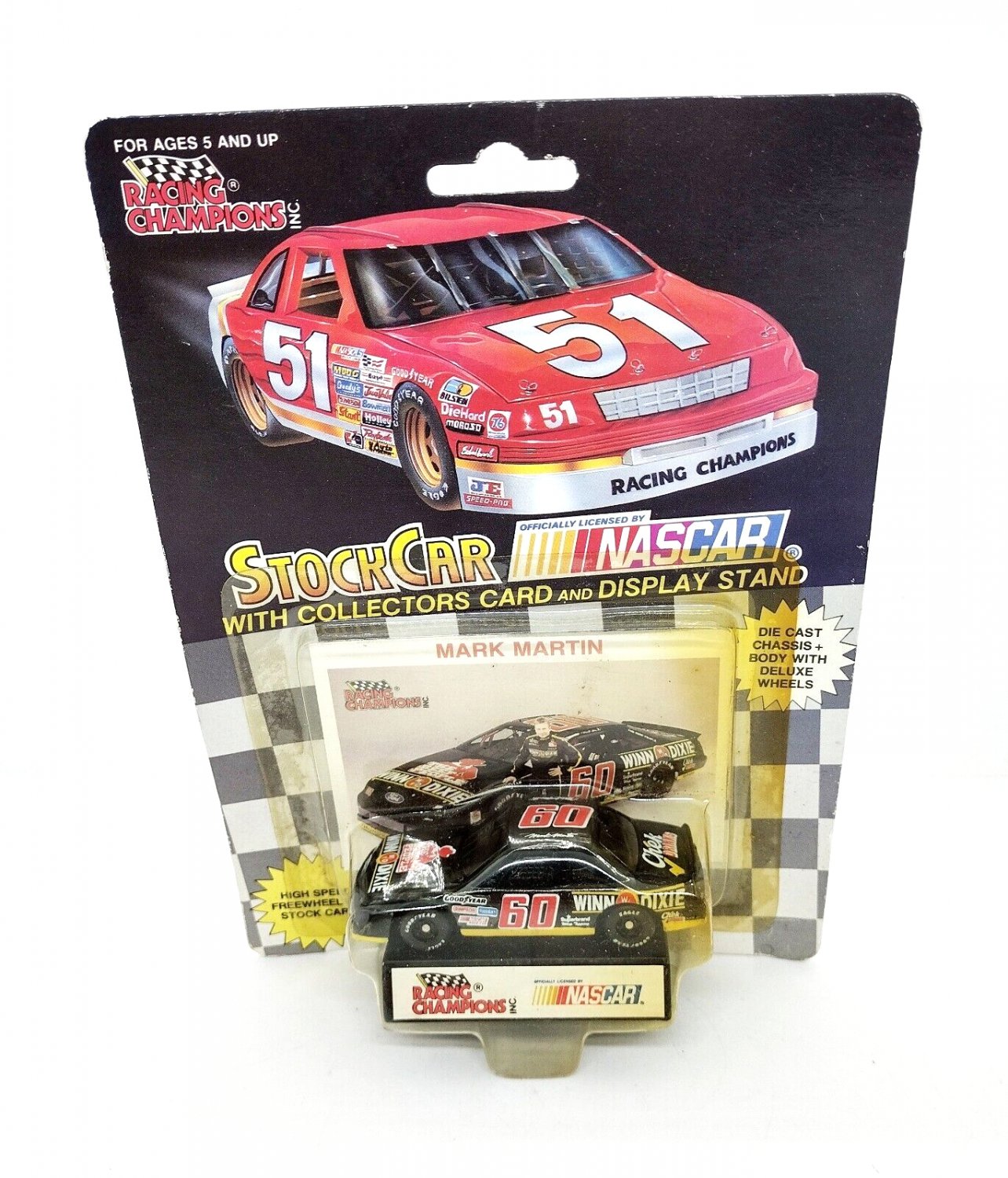 Mark Martin #60 Winn Dixie Nascar 1992 Racing Champions 1:64 Die Cast Car