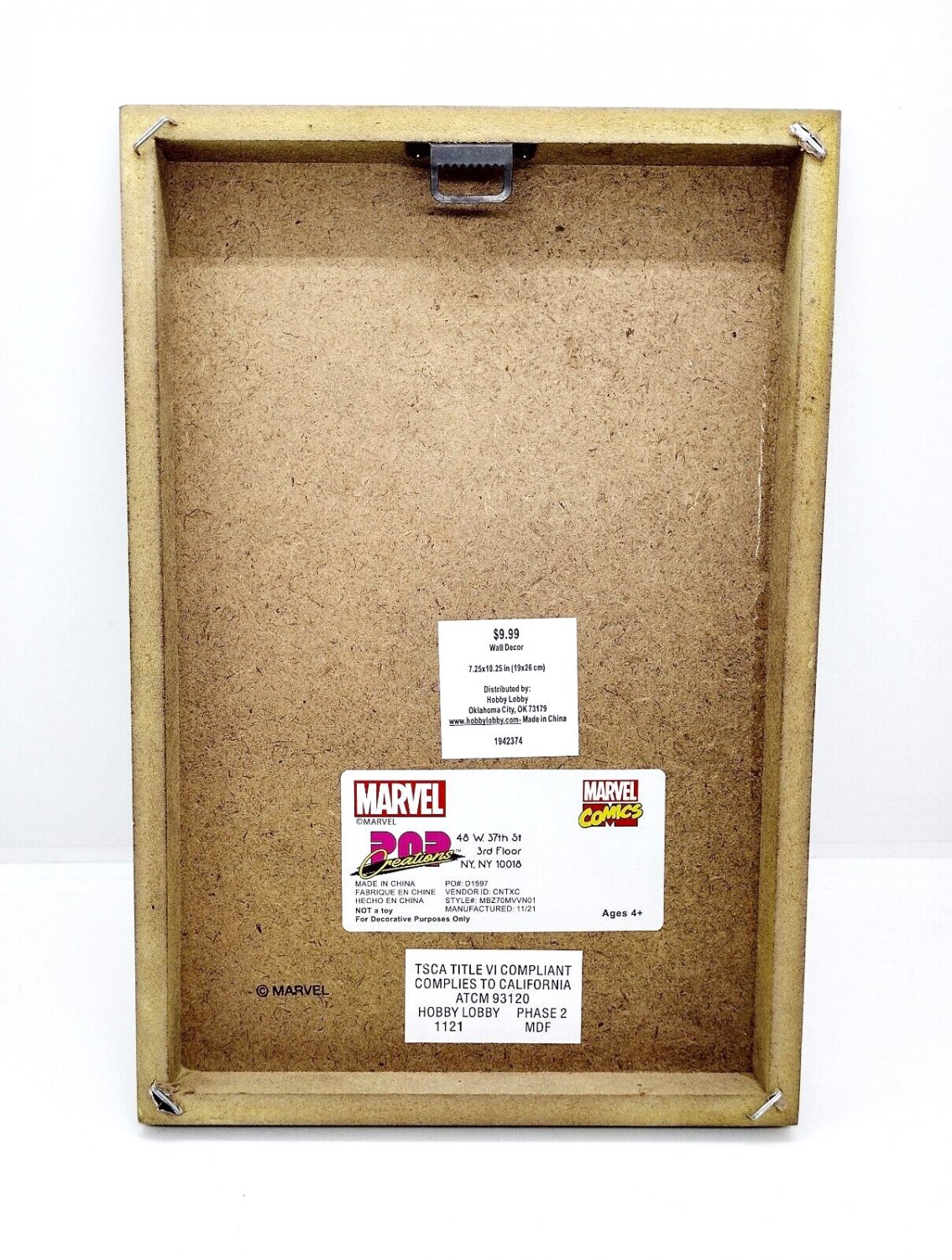 Venom & Spider Man Marvel Comic Book Hobby Lobby Wood Wall Decoration