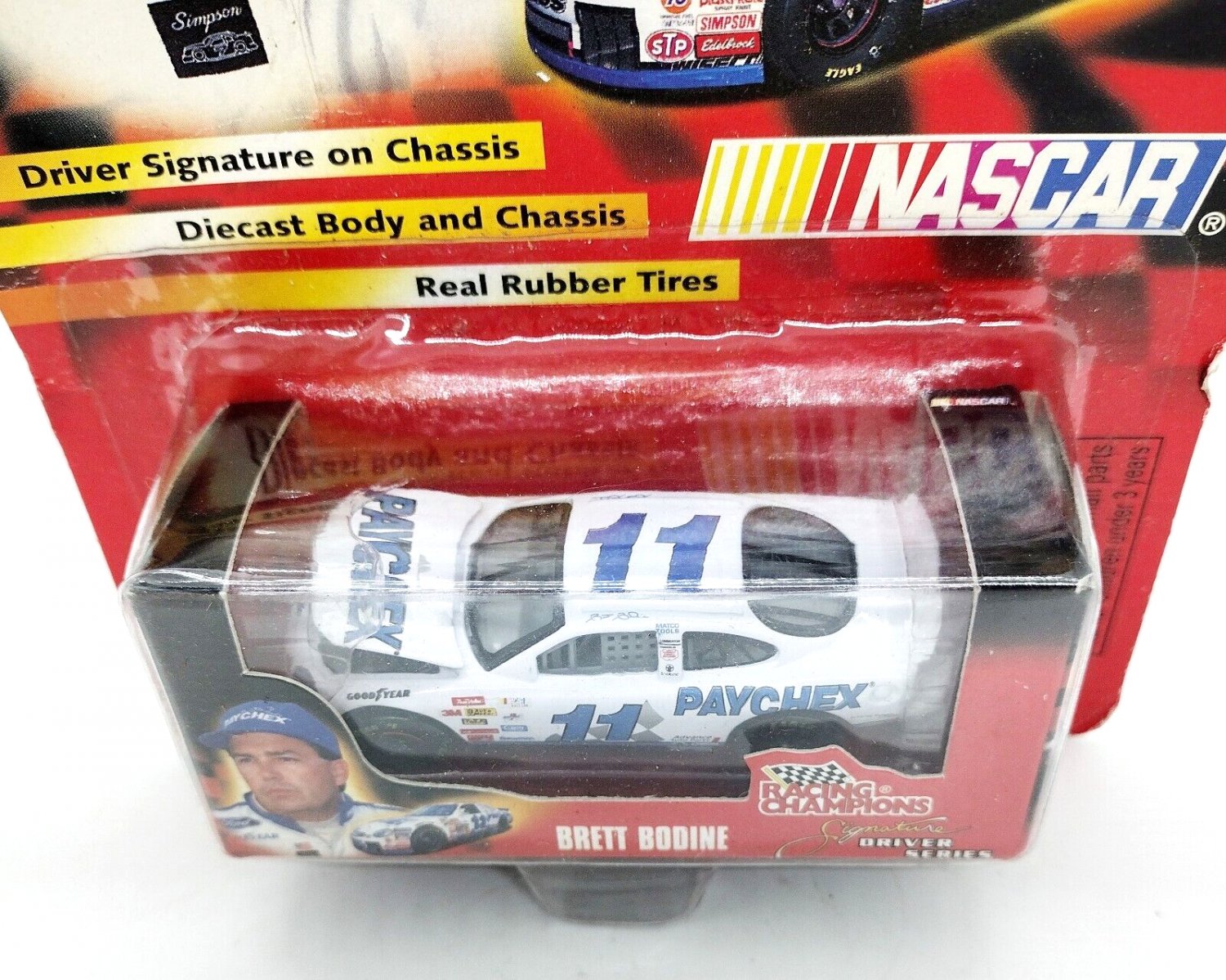 Brett Bodine #11 Paychex 1999 Nascar Racing Champions 1:64 Diecast Car