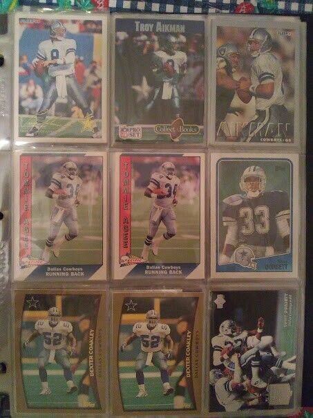 Random Assortment NFL Dallas Cowboys Trading Cards (Lot of 46)