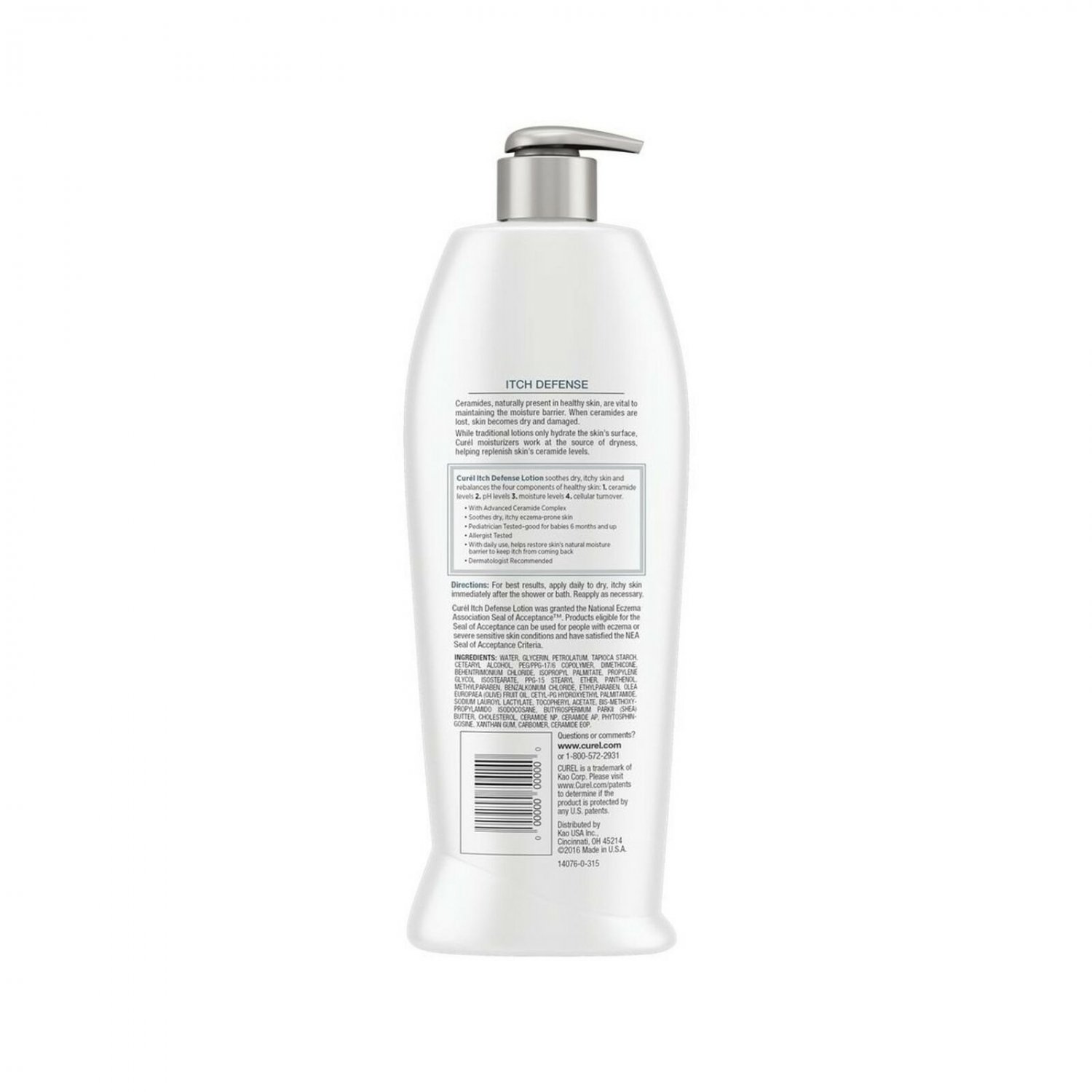 Curel Itch Defense Calming Body Lotions Dry Skin Moisturizer Eczema ...