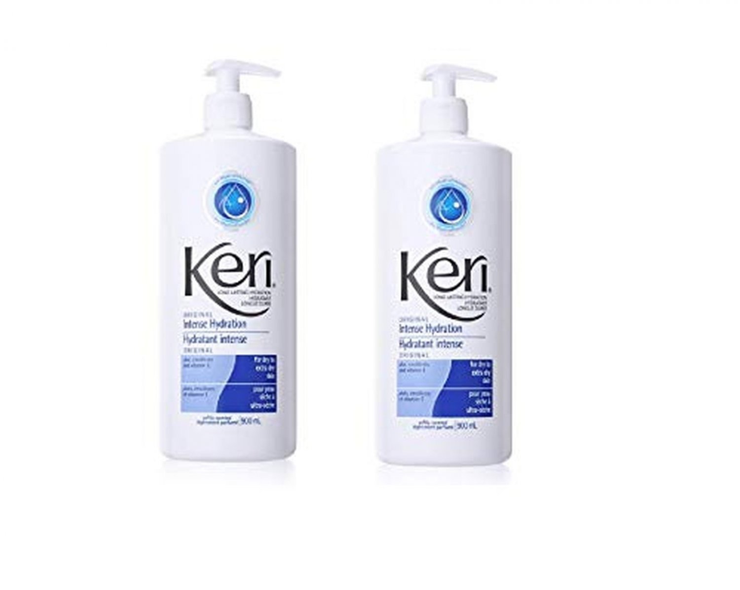Keri Lotion Original Intense Hydration Softly Scented, 900 mL, 2 Piece Musk