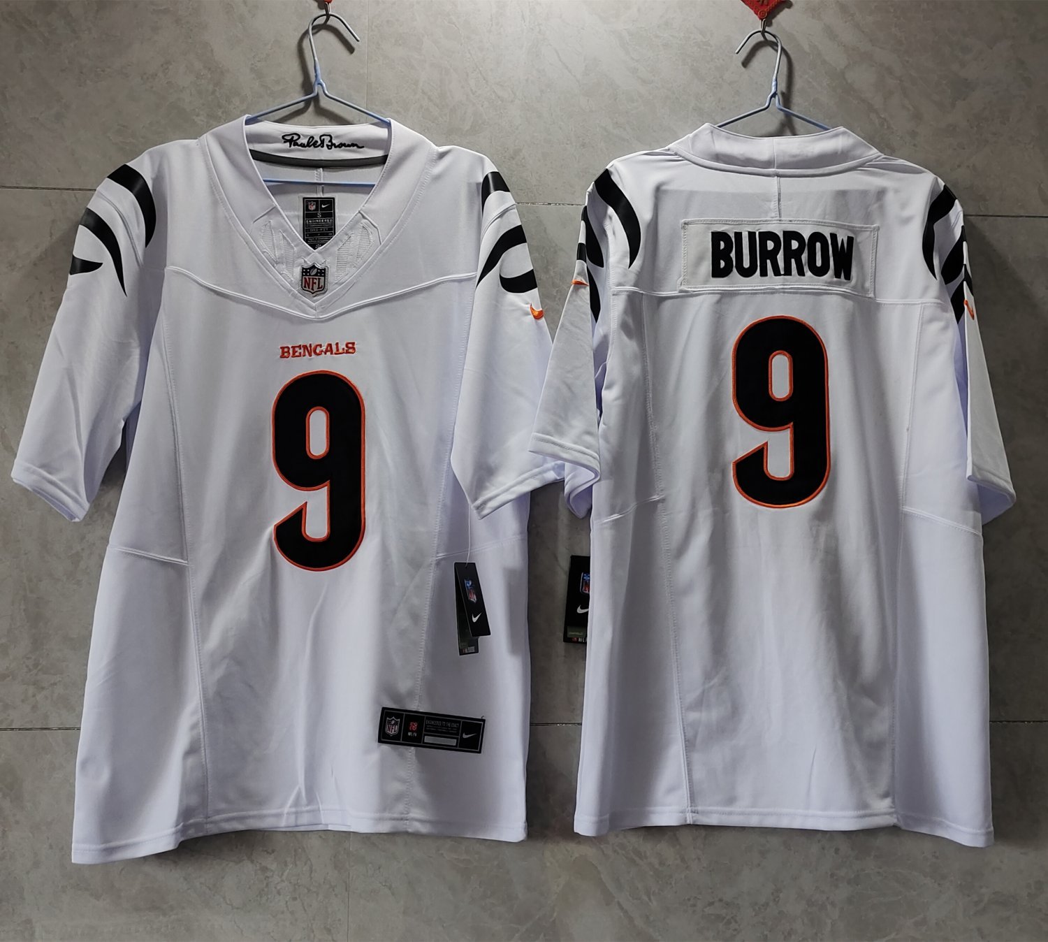 Cincinnati Bengals #9 Joe Burrow White 2023 F.U.S.E. Vapor Untouchable ...