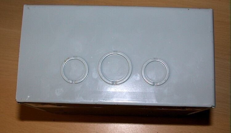 Wiegmann Junction / Pull Box 8x8x4 Electrical Enclosure 142P No Cover Panel