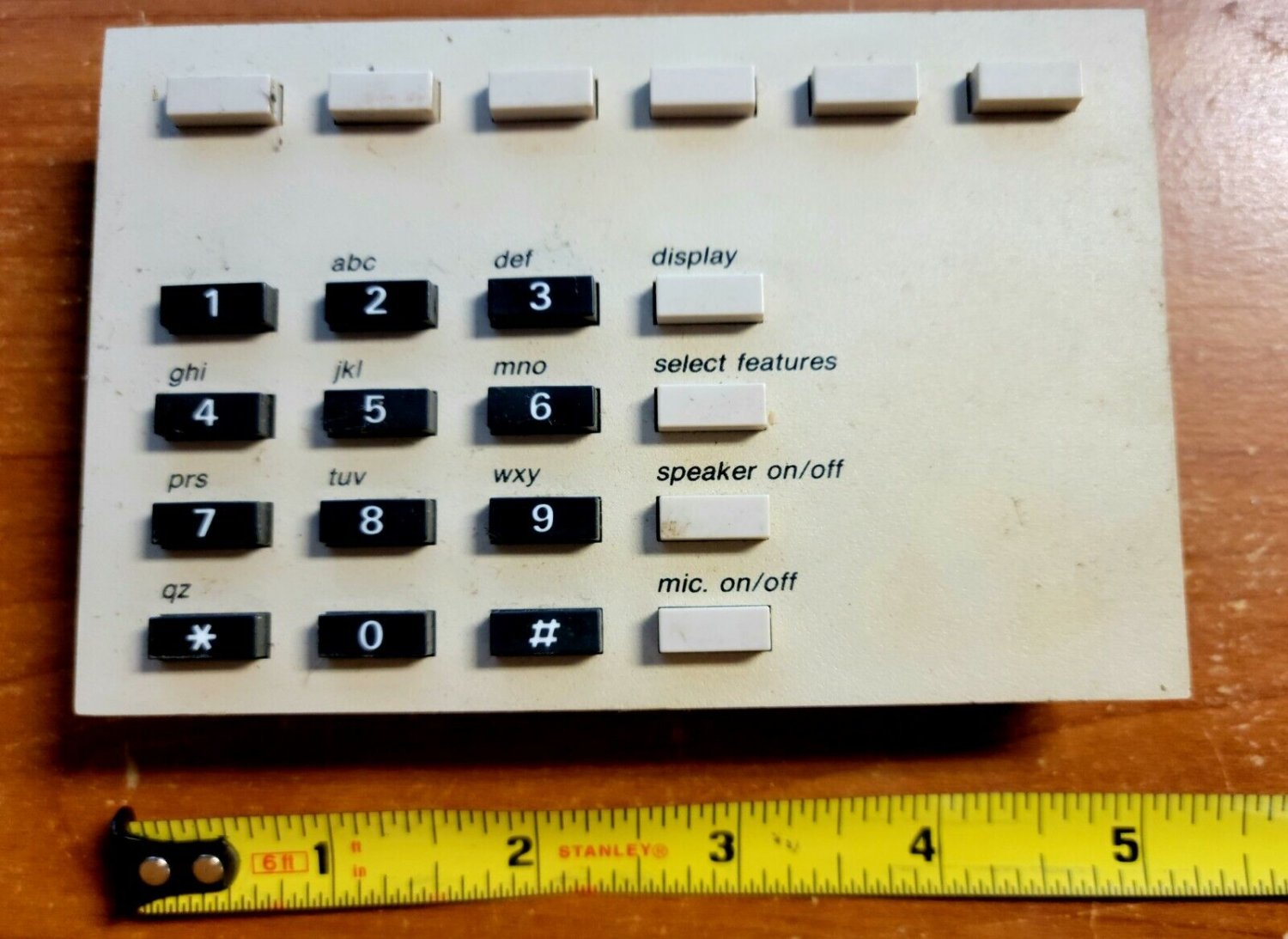 Telephone Style Matrix Keypad Board - 5 x 3.25 inches 14 Pin Connector