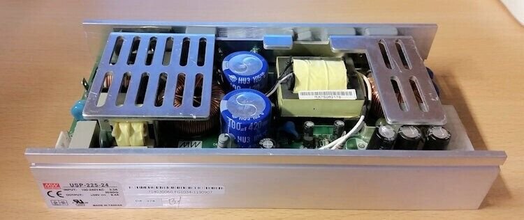 Mean Well 24V 10A Commercial Grade Power Supply Open Frame USP-225-24 ...