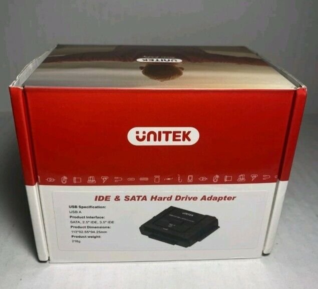 Unitek USB 3.0 to IDE and SATA External Hard Drive Adapter Y-3322.
