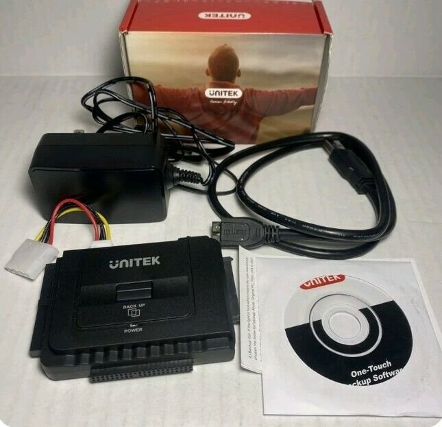 Unitek USB 3.0 to IDE and SATA External Hard Drive Adapter Y-3322.