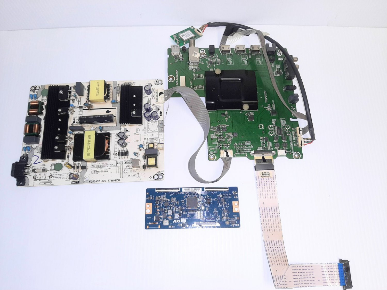 Hisense Model 43R6E TV PCB Board Set a80